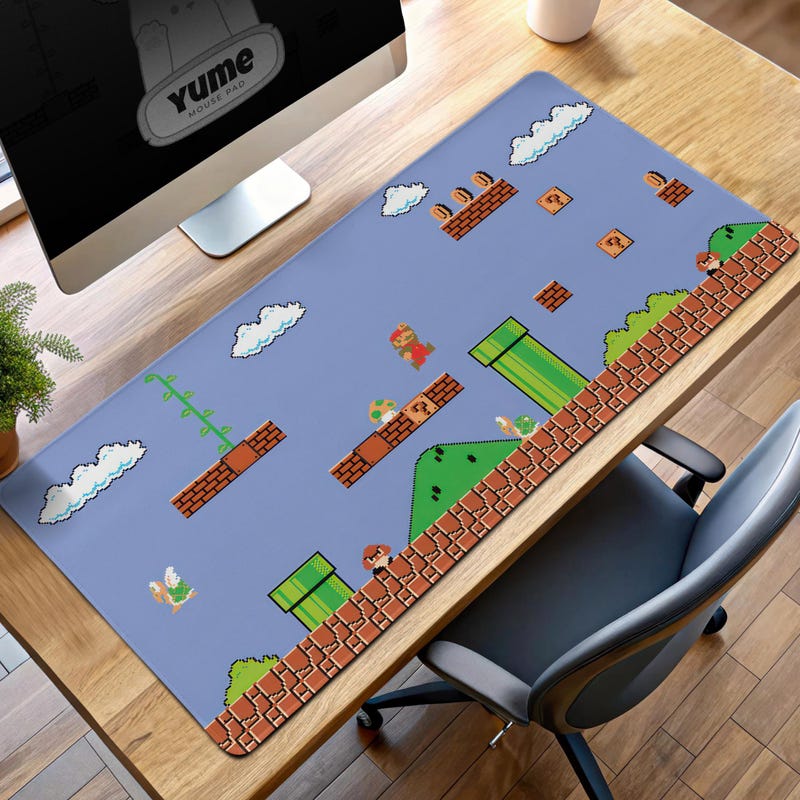Mario Bros Desk Pad - Etsy