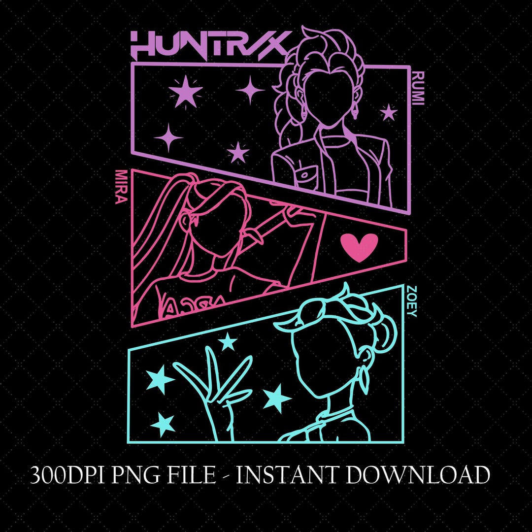 Team Officially Licensed Png, Kpop Demon Hunters Png, Kpop Idol Group Shirt Design, Mira Png ...