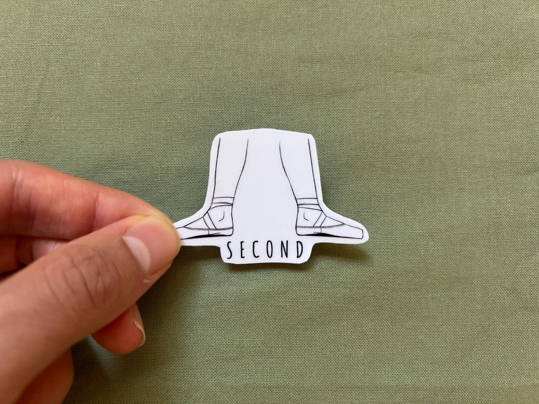 Ballet Second Position Sticker, Dance Recital or Teacher Gift ...