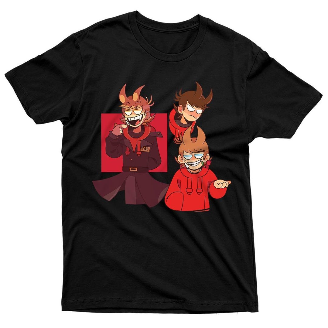 Eddsworld Tord Shirt Anime Short Sleeve Iconic Trending Graphic ...