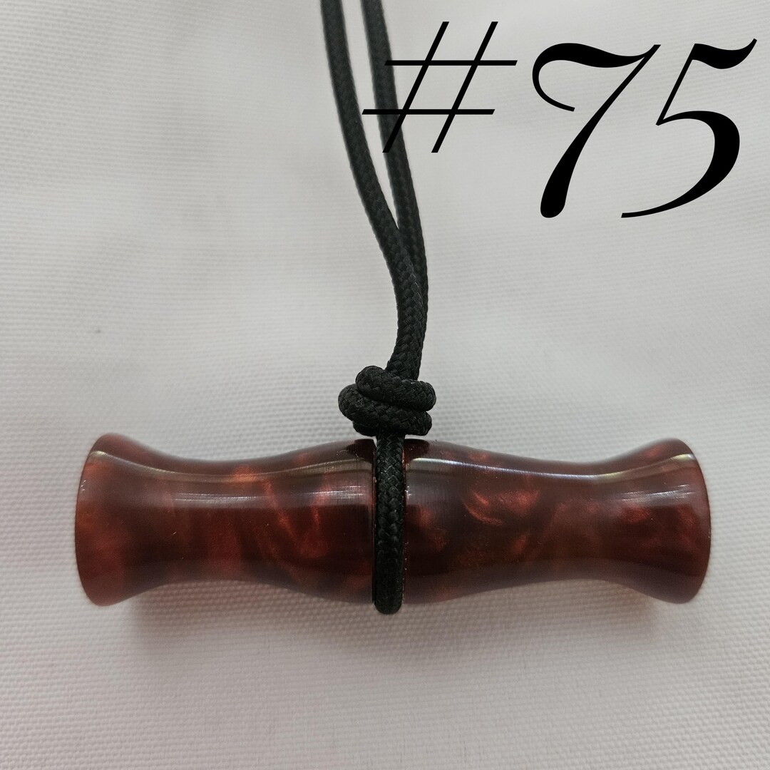 Handcrafted Working Duck Call Necklace .. Wood Duck Reed ..75 - Etsy