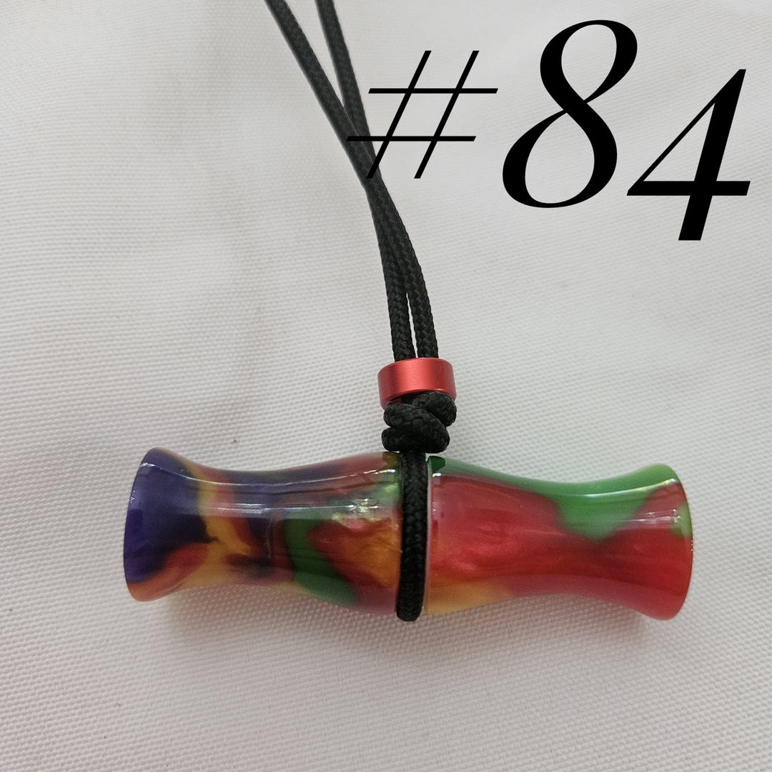 Handcrafted Working Duck Call Necklace .. Wood Duck Reed ..84 - Etsy