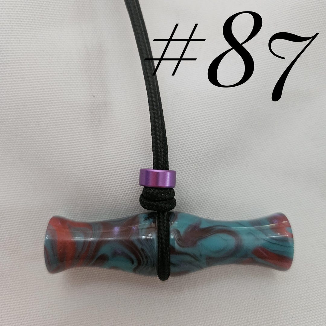 Handcrafted Working Duck Call Necklace .. Wood Duck Reed ..87 - Etsy