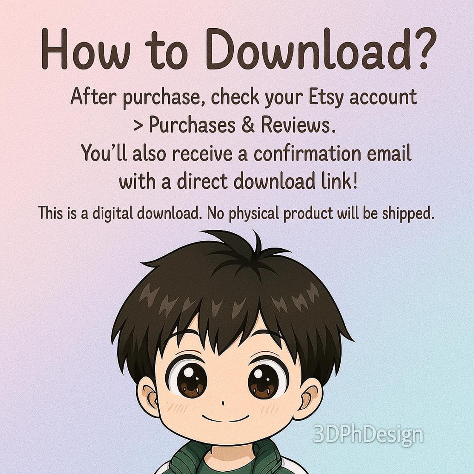 17 Chibi Characters • Anime-inspired Game Squad Printable PNG JPG ...