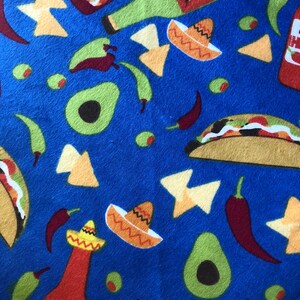 Taco Tuesday Cinco De Mayo Flannel Tie on Dog Bandana - Etsy