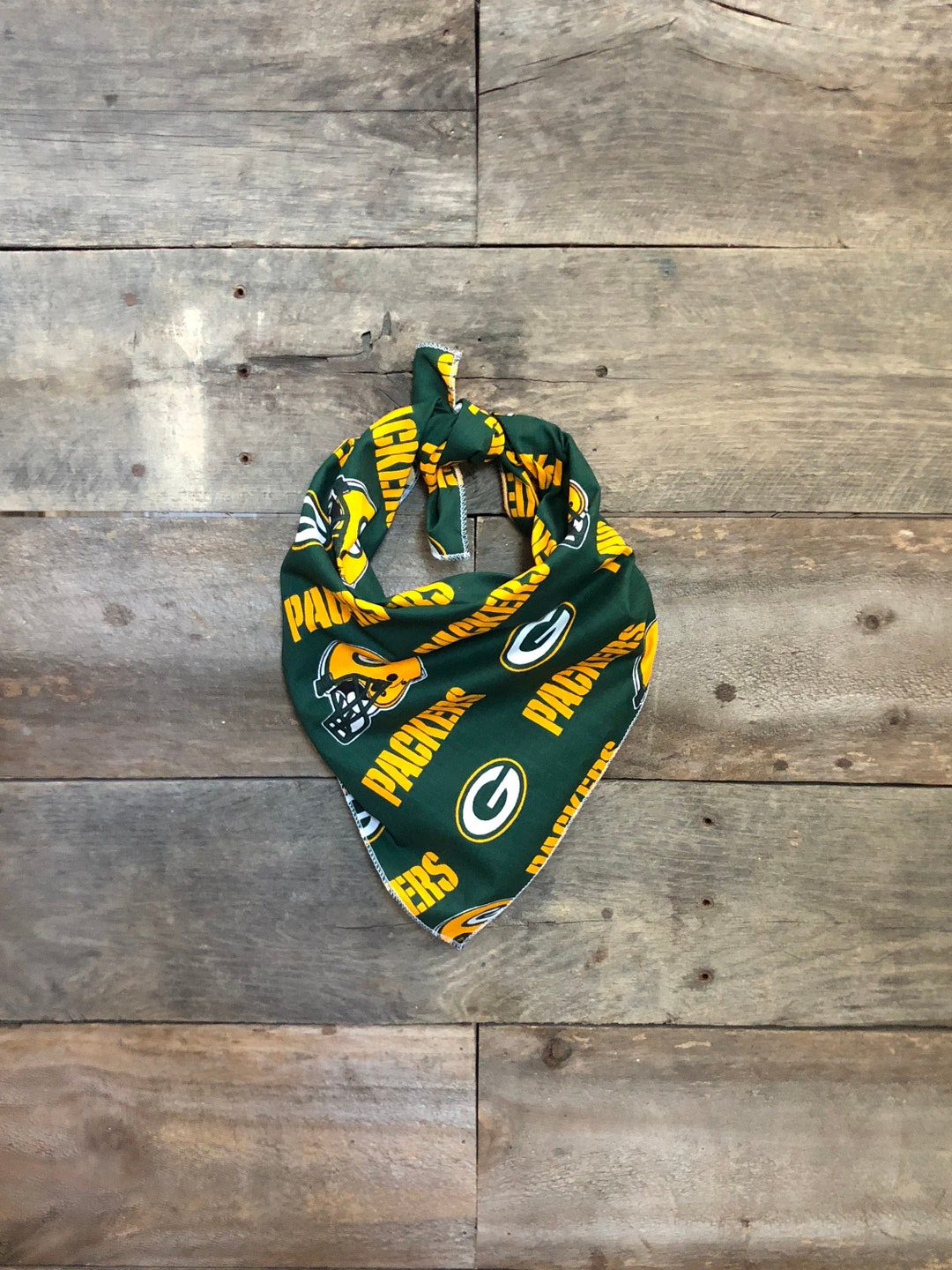 Green Bay Packers NFL Football Sports Tie on Dog Bandana - Etsy