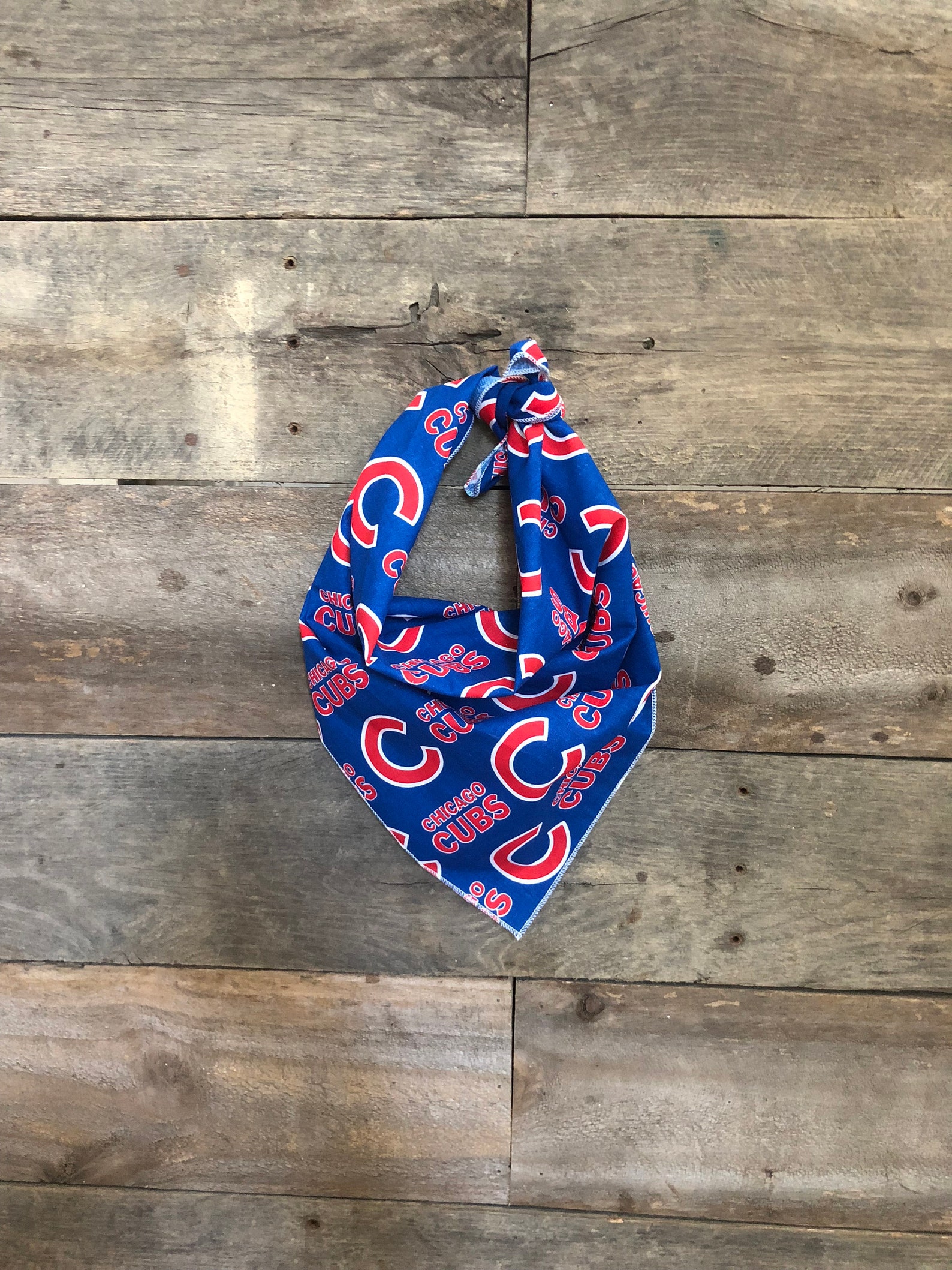 MLB Chicago Cubs Baseball Tie on Dog Bandana - Etsy
