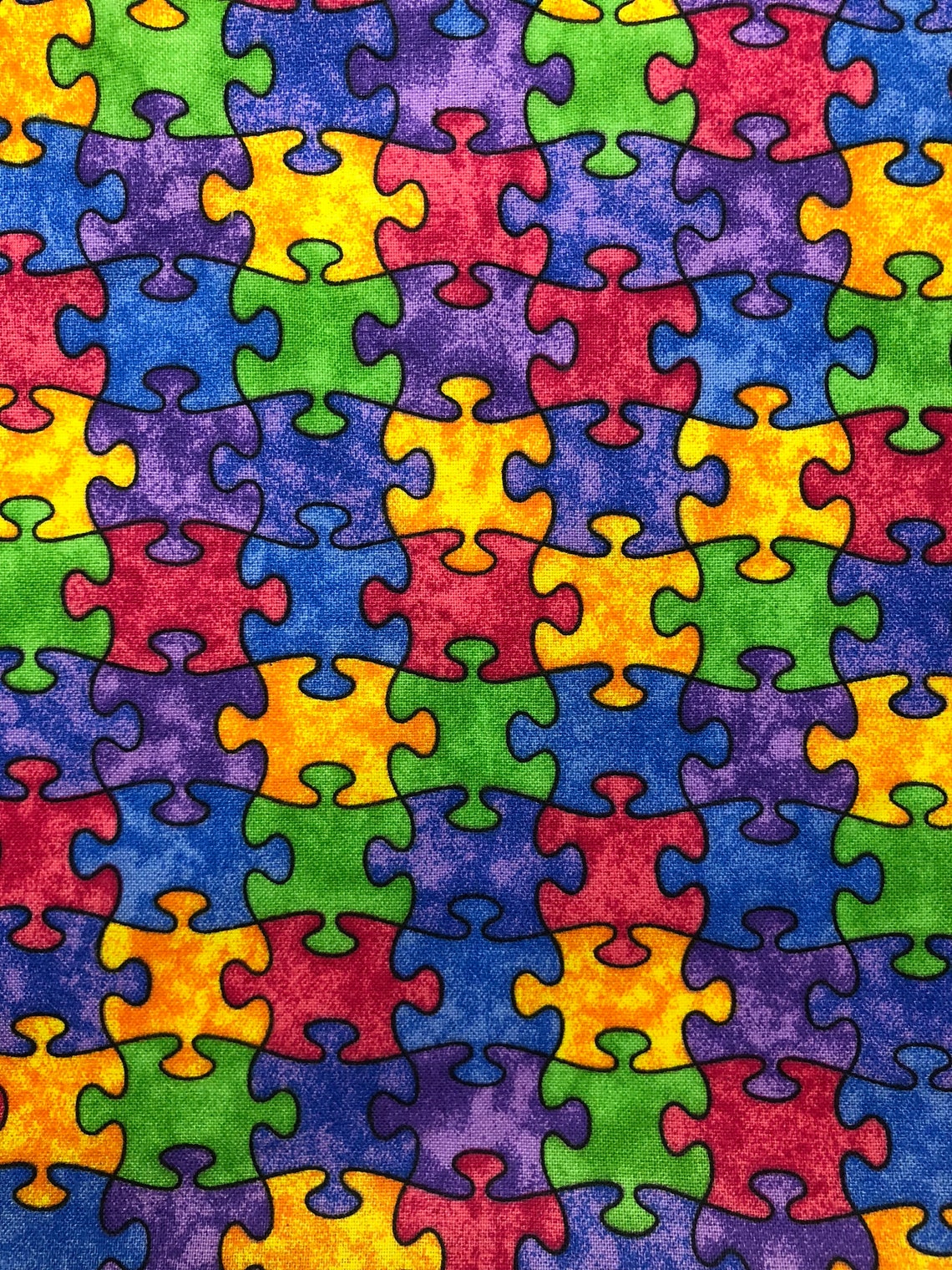 Autism Spectrum Awareness Puzzle Piece Tie on Dog Bandana - Etsy
