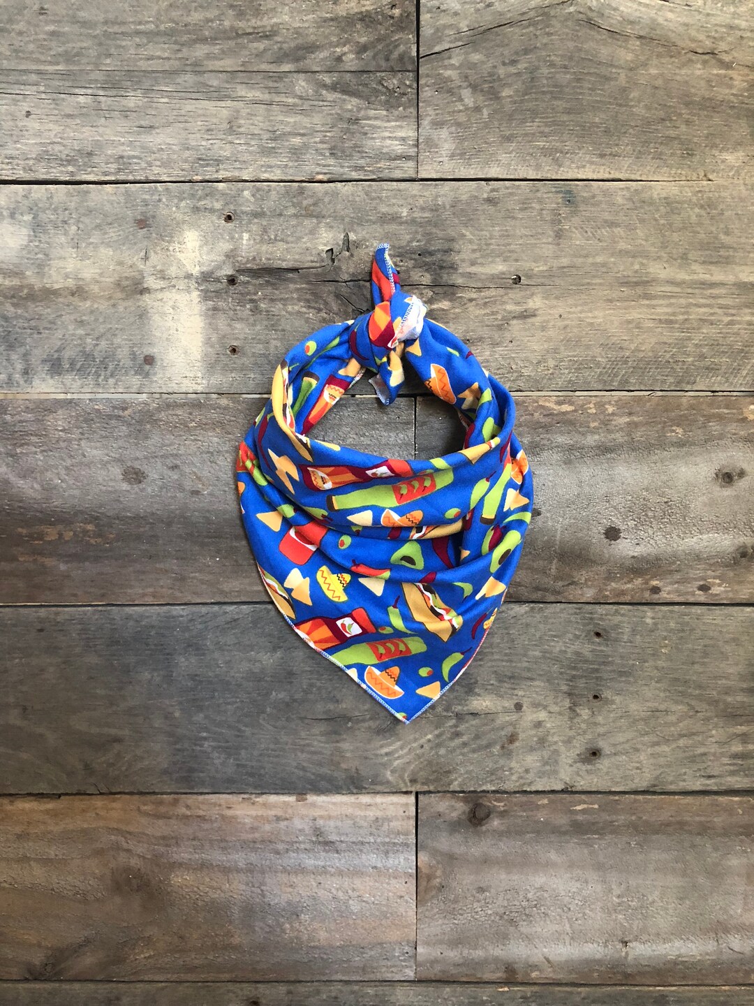Taco Tuesday Cinco De Mayo Flannel Tie on Dog Bandana - Etsy