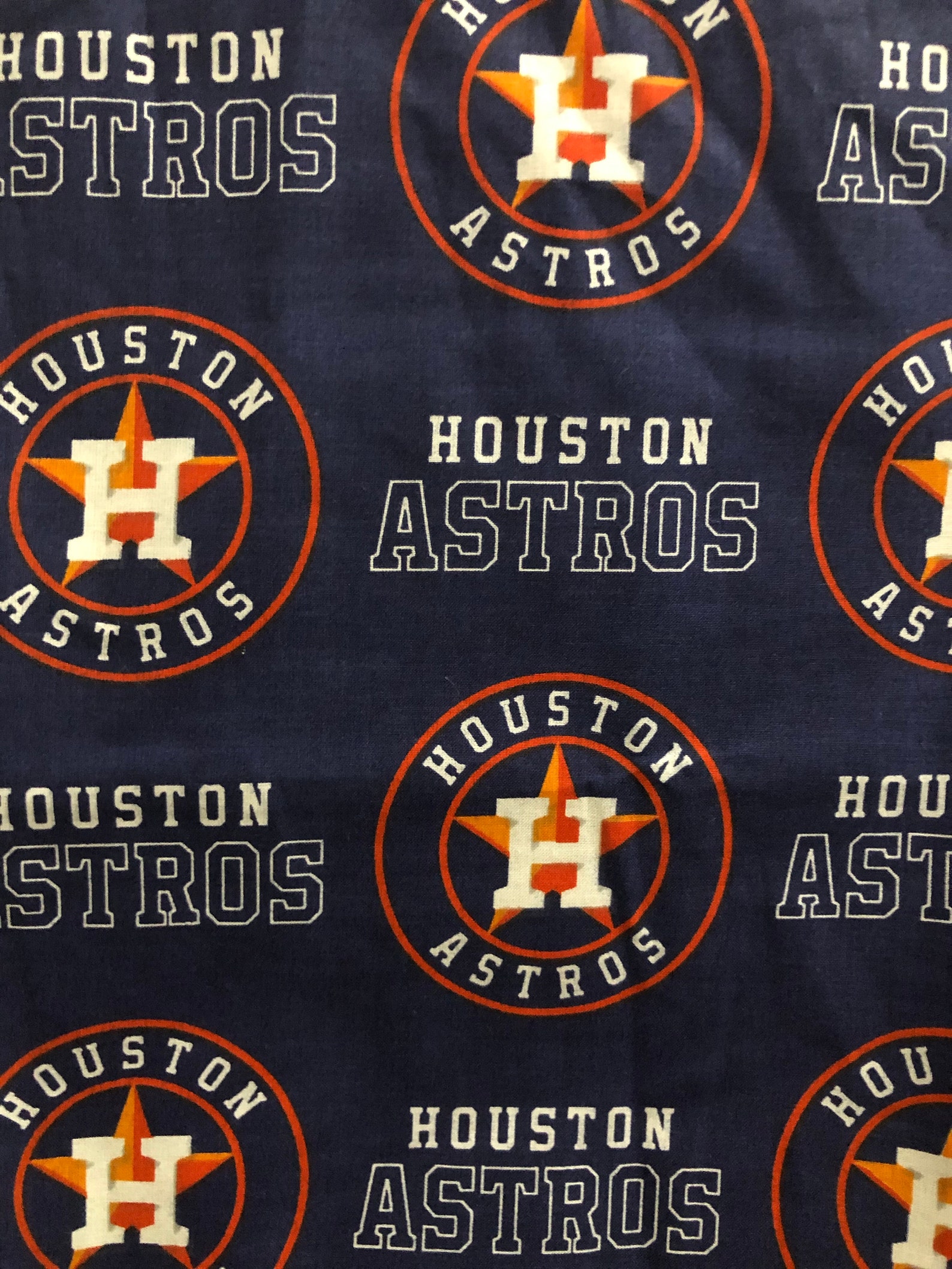 Houston Astros MLB Baseball Tie on Dog Bandana - Etsy