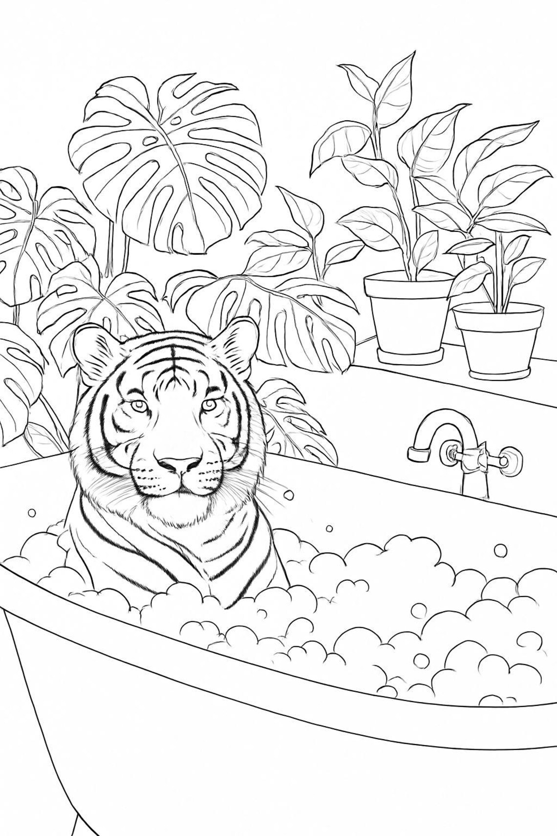 Getting Clean Coloring Pages - Etsy