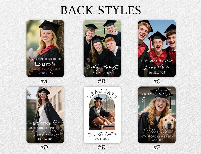 Personalized Playing Cards, Graduation Guest Book Alternative, Custom ...