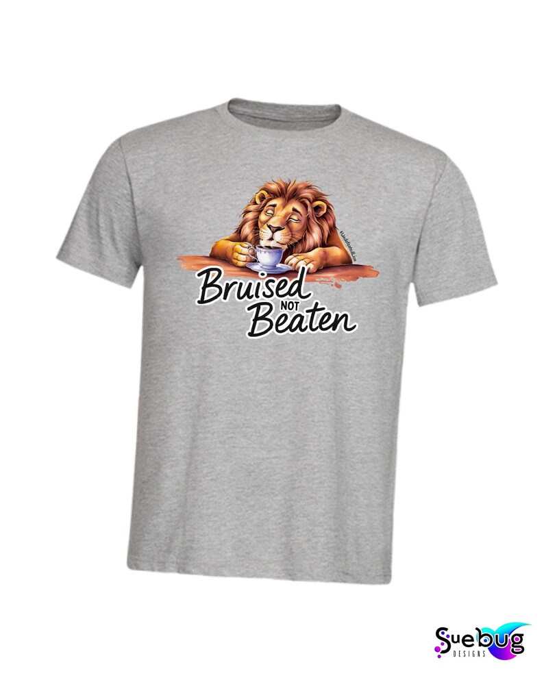 Bruised Not Beaten Lion Art Print – Inspirational Animal Clipart for ...