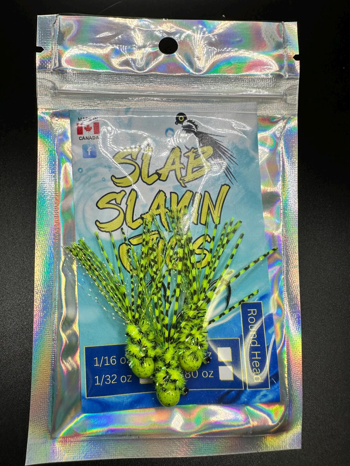 Custom Round Head Hand Tied Crappie Jigs (mustad Sickle Hooks Only) - Etsy