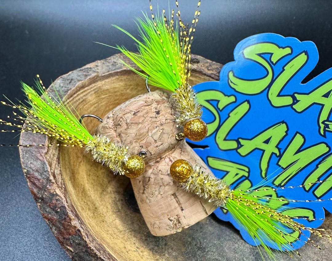 Custom Round Head Hand Tied Crappie Jigs (mustad Sickle Hooks Only) - Etsy