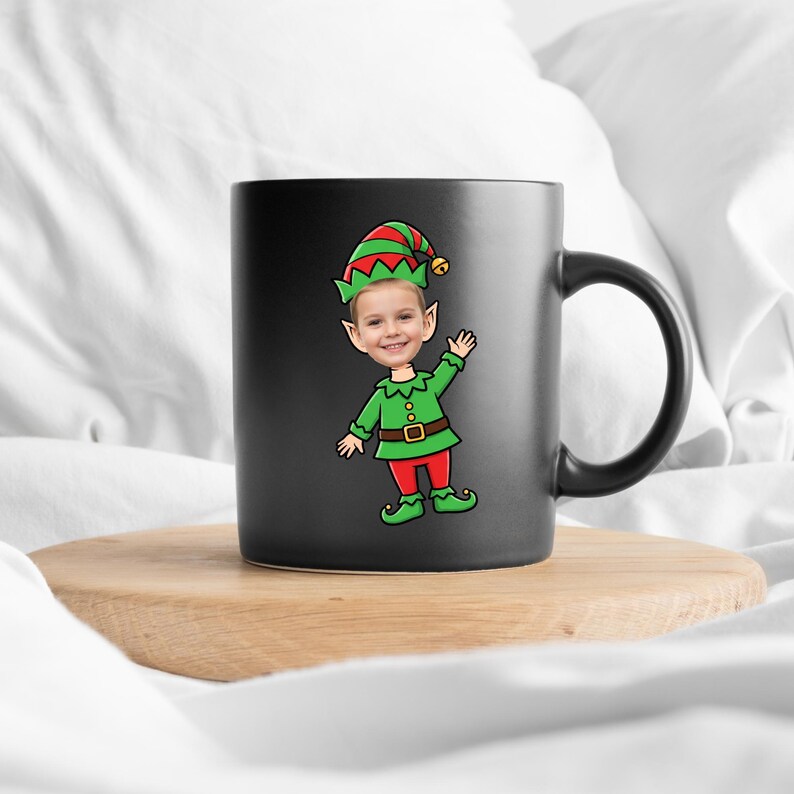10x Christmas Elf Costumes Add Your Own Photo Face, DIY Elf Yourself ...