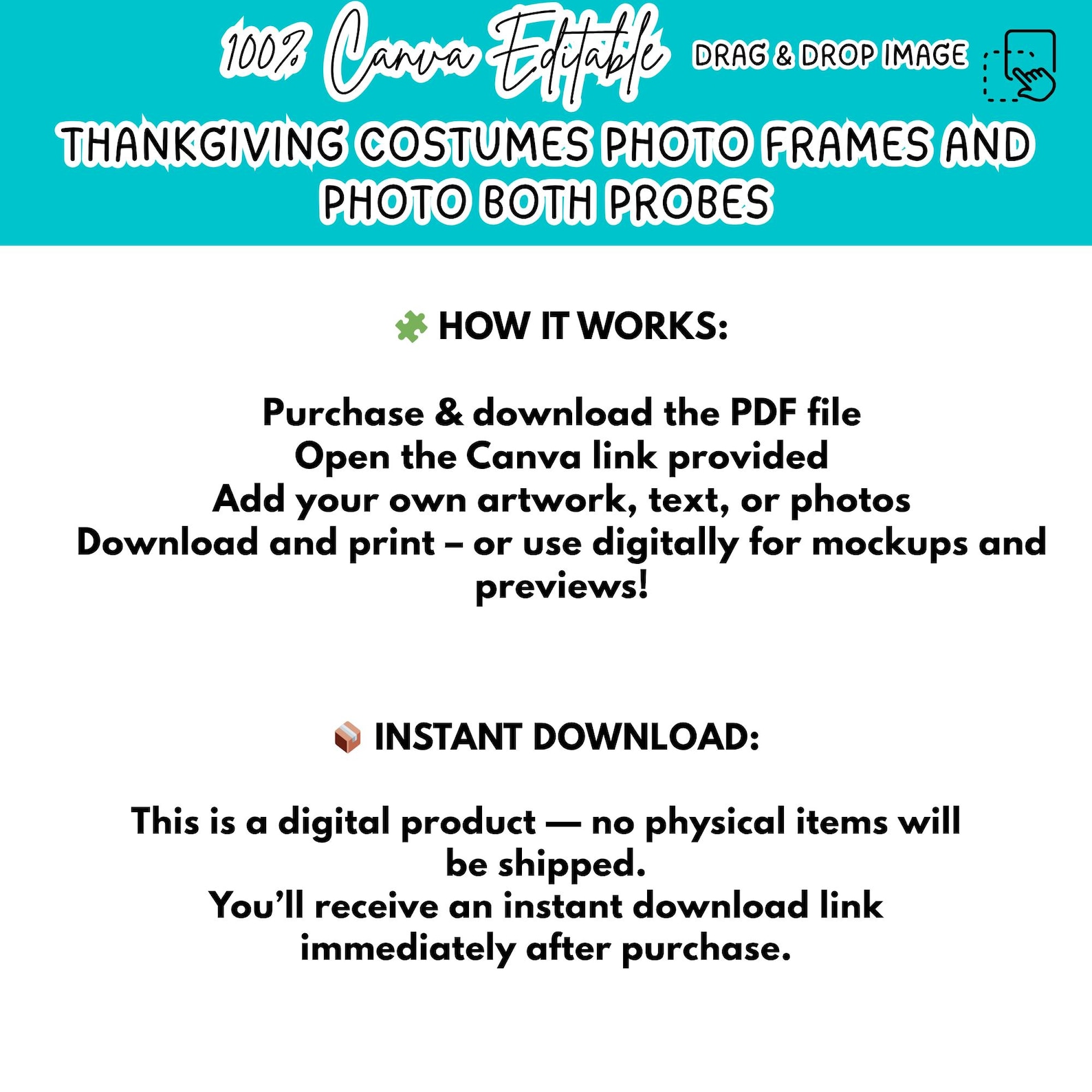 Thanksgiving Characters Photo Frame Photo Both Probe Add Your Photo ...