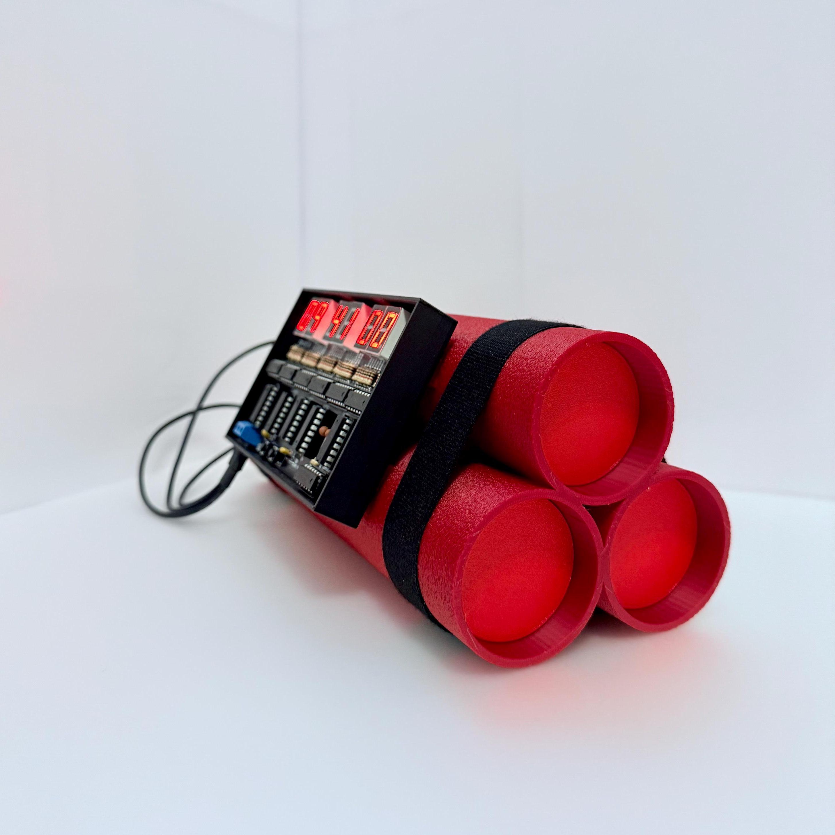TNT Desk Digital Clock - Etsy