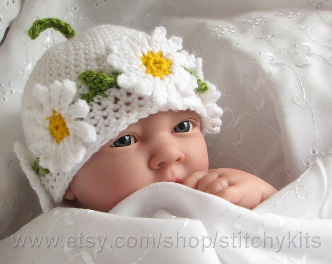 Crochet Pattern for Daisy Chain Hat in 4 Sizes INSTANT - Etsy