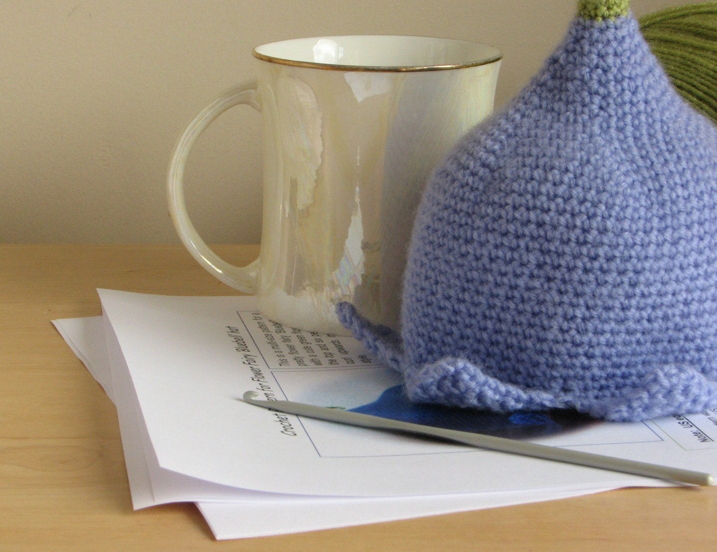 Crochet Pattern for Flower Fairy Bluebell Hat in 4 Sizes | Etsy