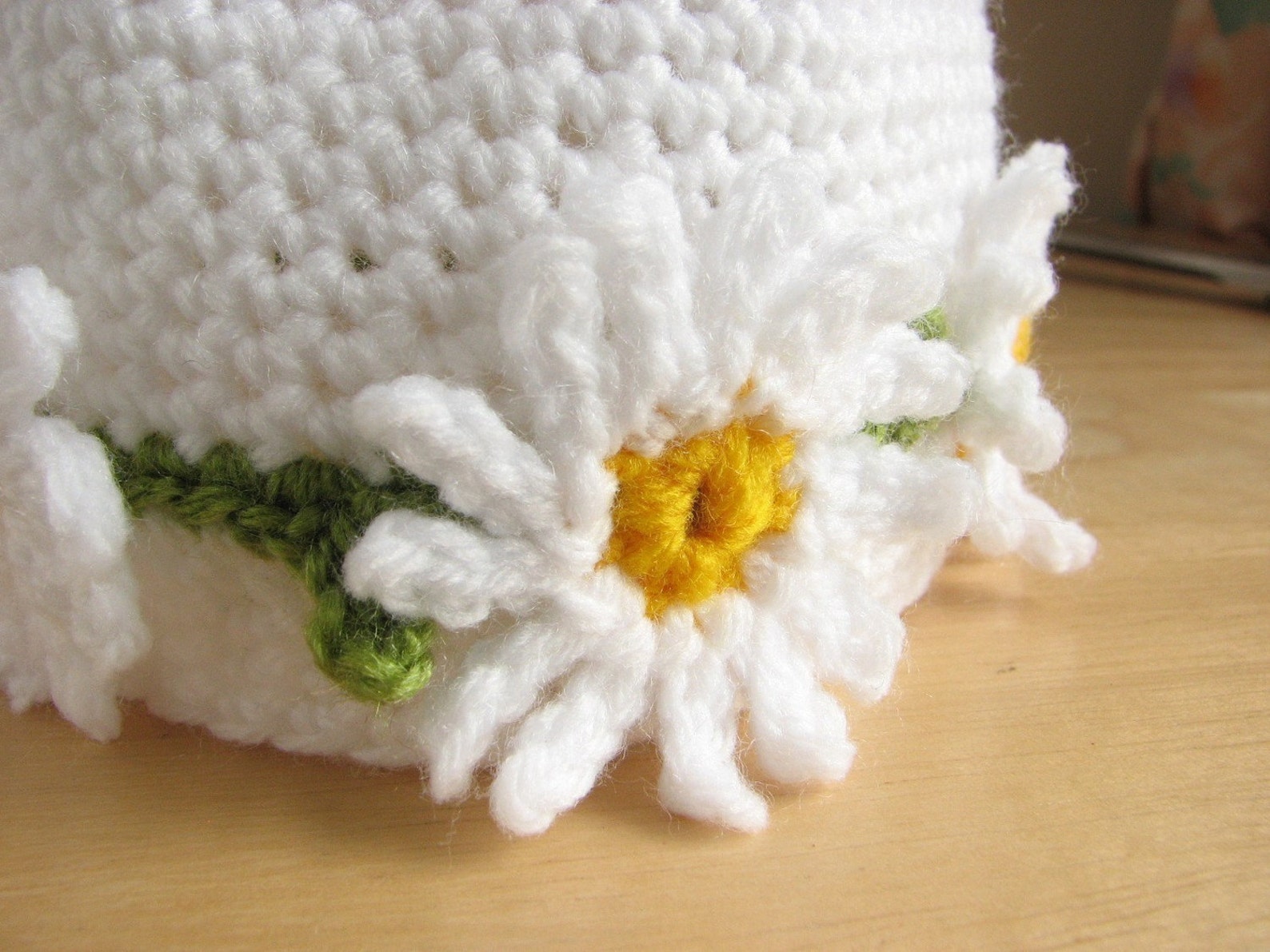 Crochet Pattern for Daisy Chain Hat in 4 Sizes - INSTANT DOWNLOAD .pdf ...