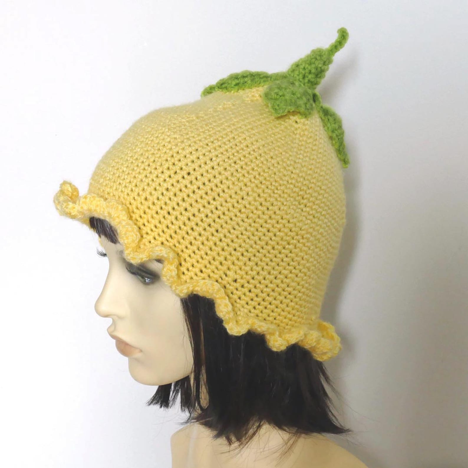 Crochet Pattern for Flower Fairy Primrose Hat Now in 5 Sizes Baby to ...