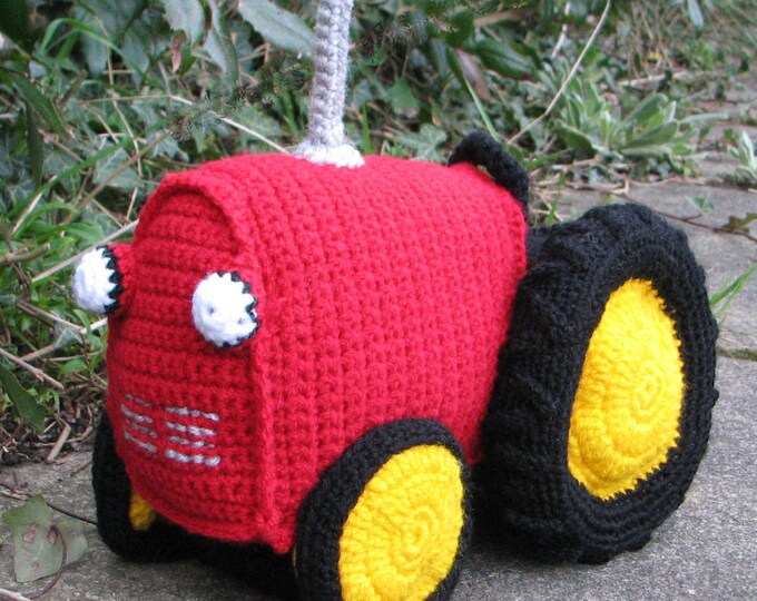 Crochet Pattern for Soft Toy Tractor - INSTANT DOWNLOAD Pdf - Etsy