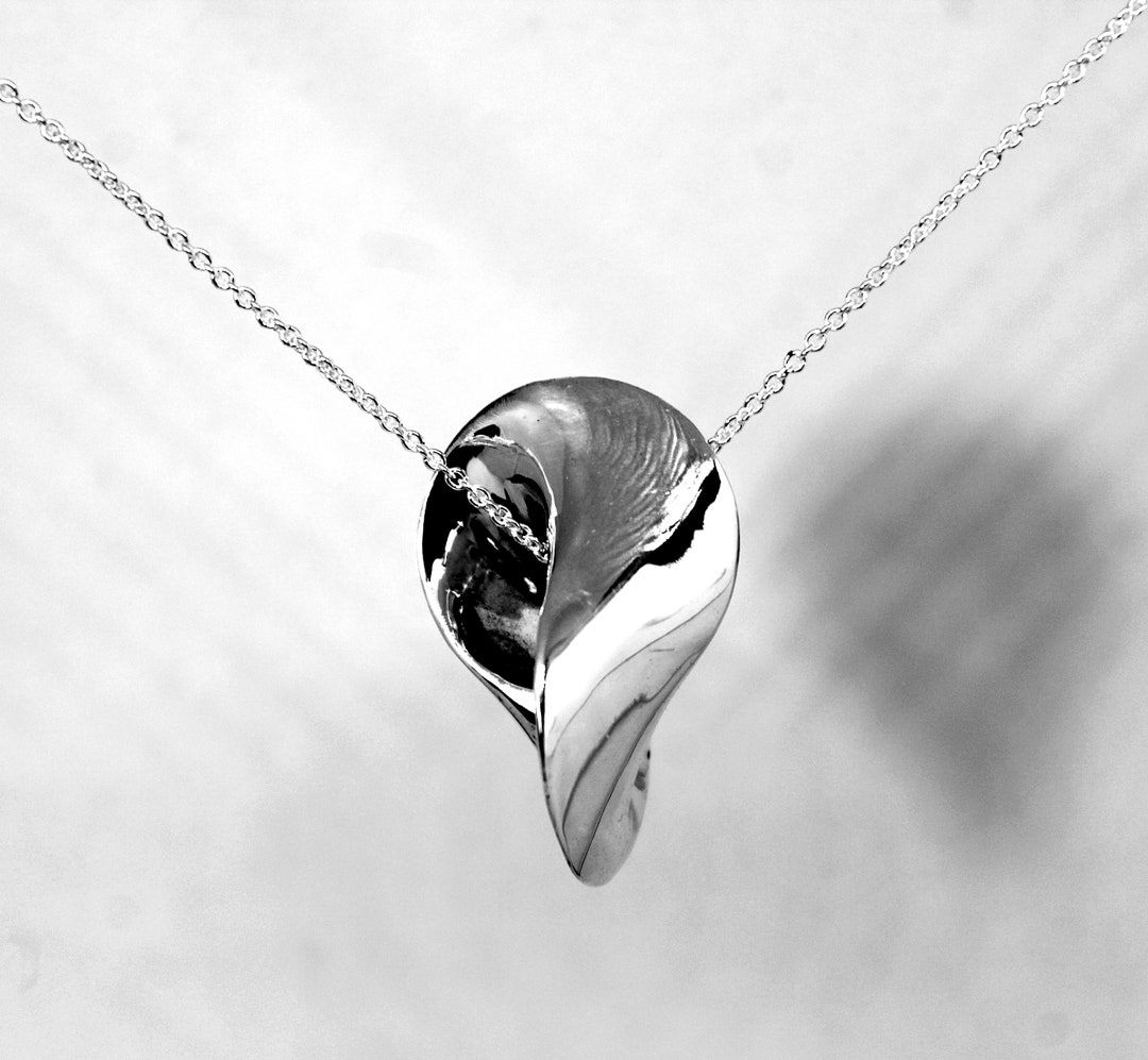 Oloid Pendant, Strange Shape Jewelry, Avant Garde, Unique Hand Made ...