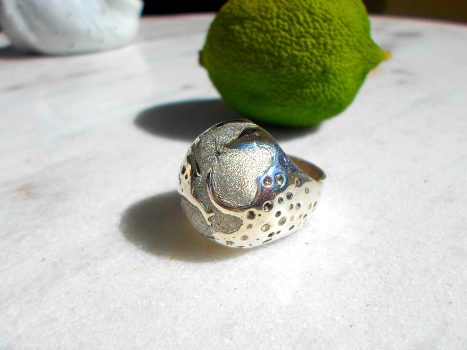 Moon Ring Moon Jewelry Full Moon Ring Handmade Solar - Etsy
