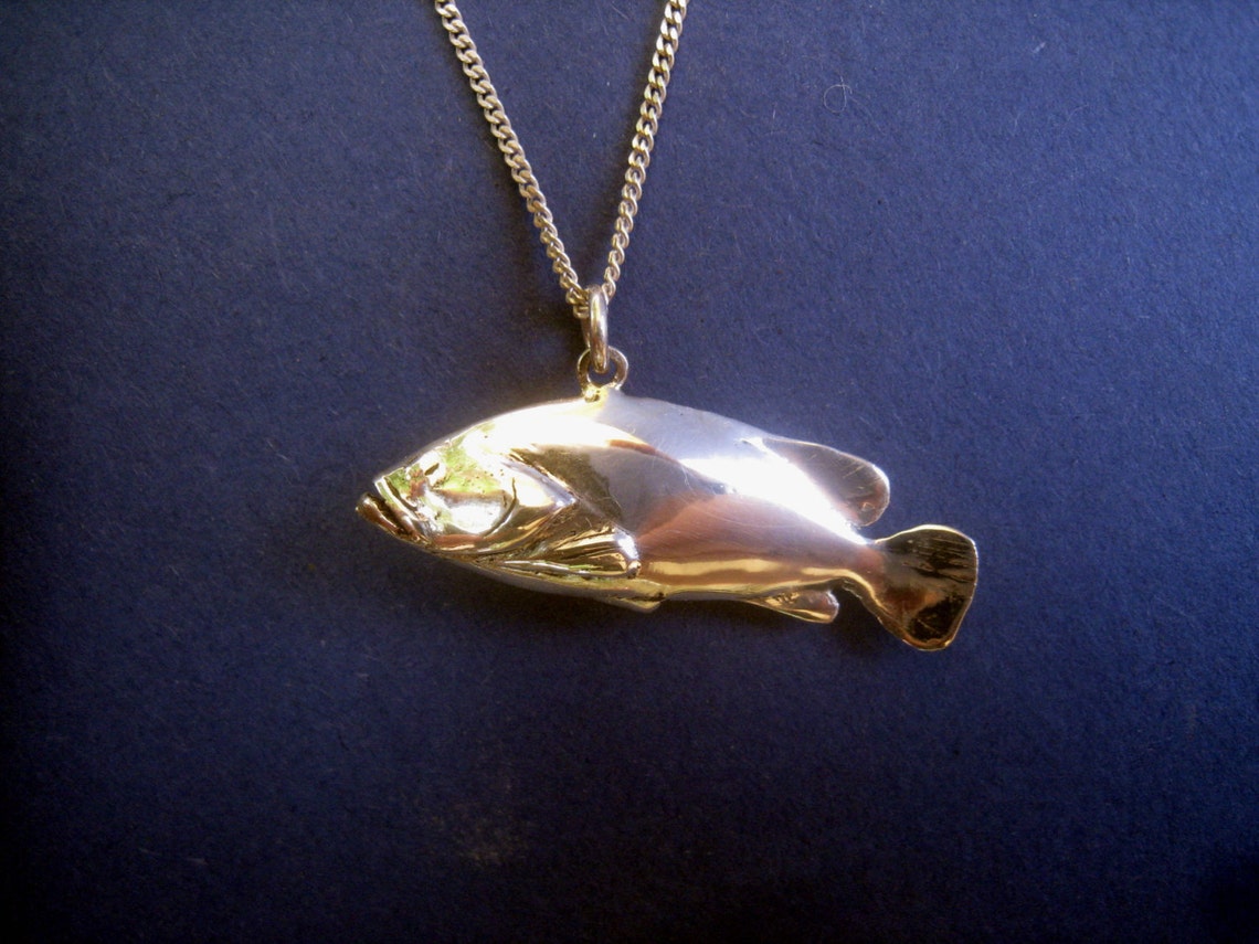 Fish Pendant Sea Jewelry Fisherman's Jewelry - Etsy