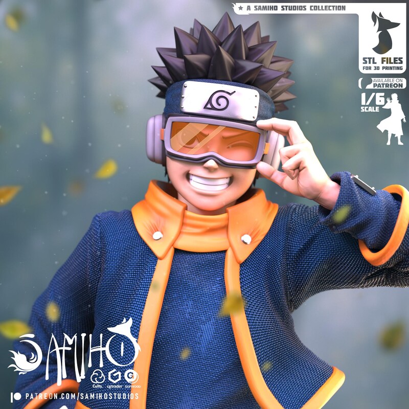 Obito Mask - Etsy
