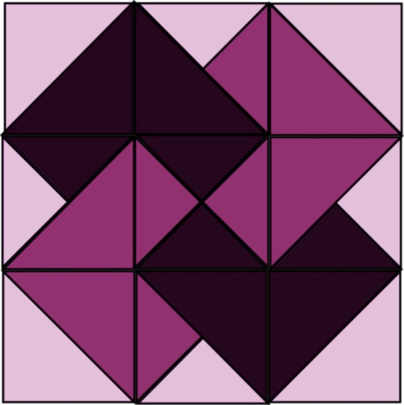 Quilt 9 Square Paper Template