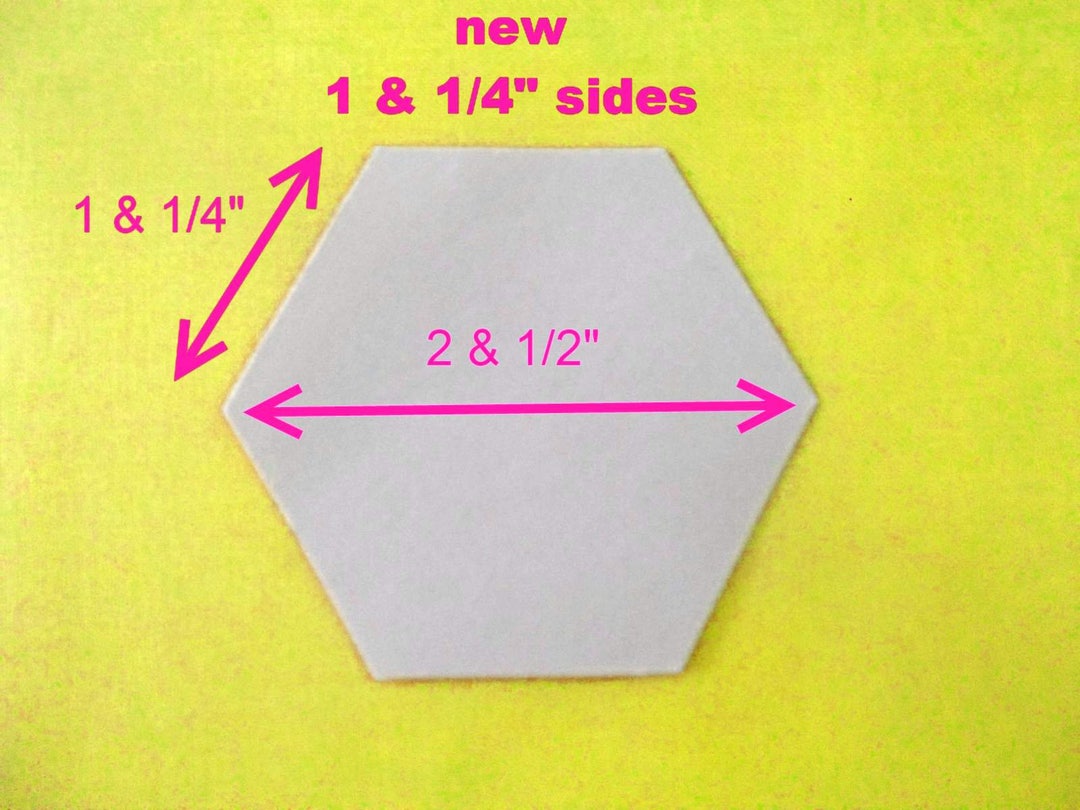 500 Paper Hexagon Templates for Patchwork One and 1/4 Inch Sides - Etsy