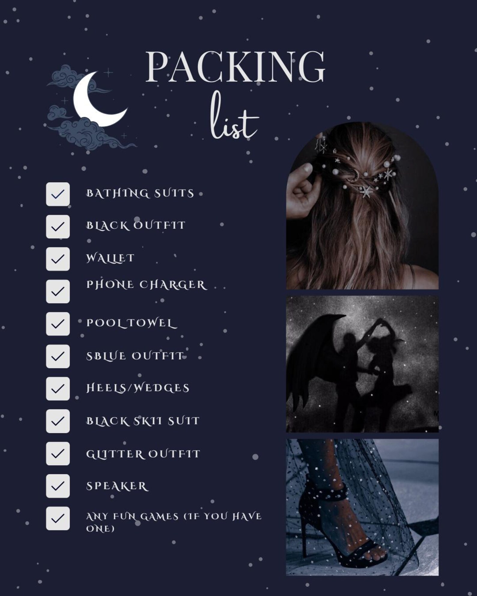 Velaris Bachelorette Itinerary | Acotar-inspired Canva Template ...