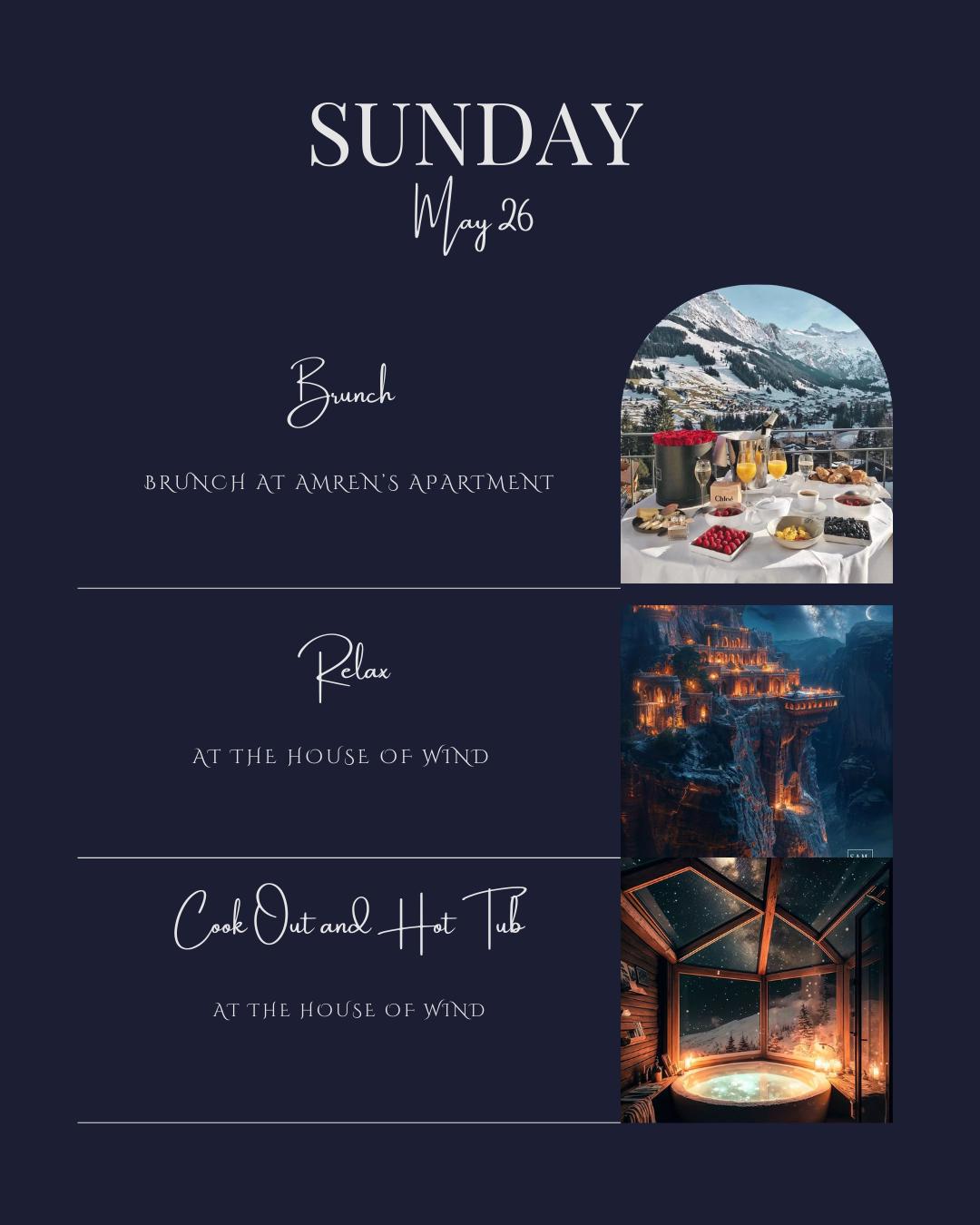 Velaris Bachelorette Itinerary | Acotar-inspired Canva Template ...