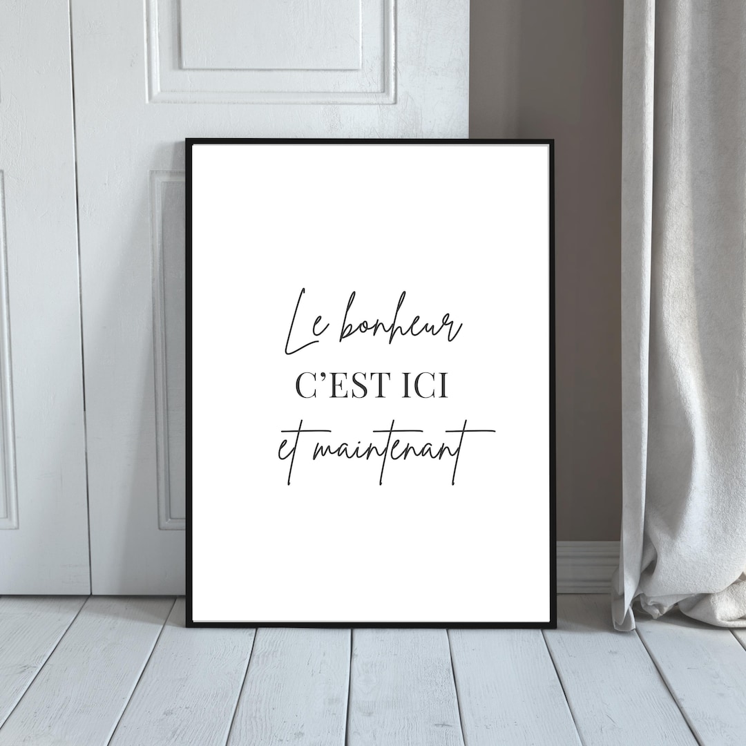 Minimalist Black and White Positive Affirmation Poster, Positive Quote ...
