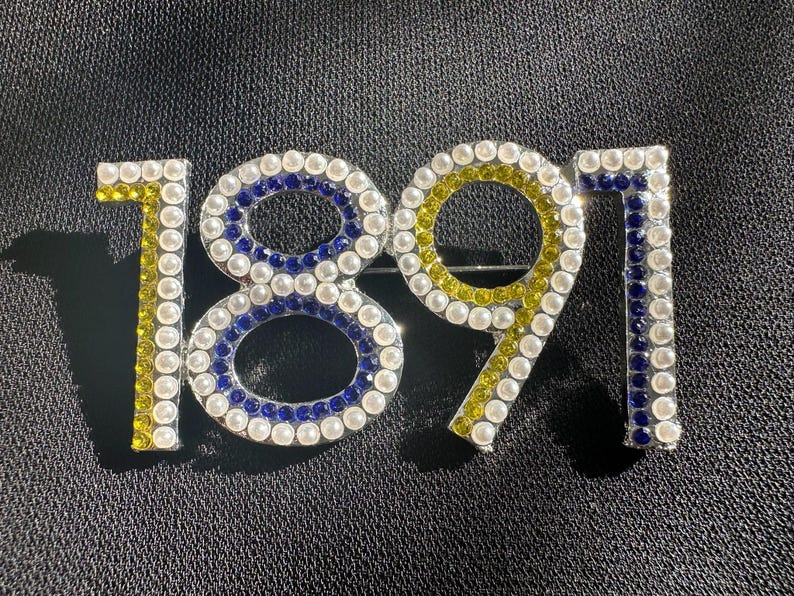 1891 NC A&T Crystal Stone Lapel Pin - Etsy