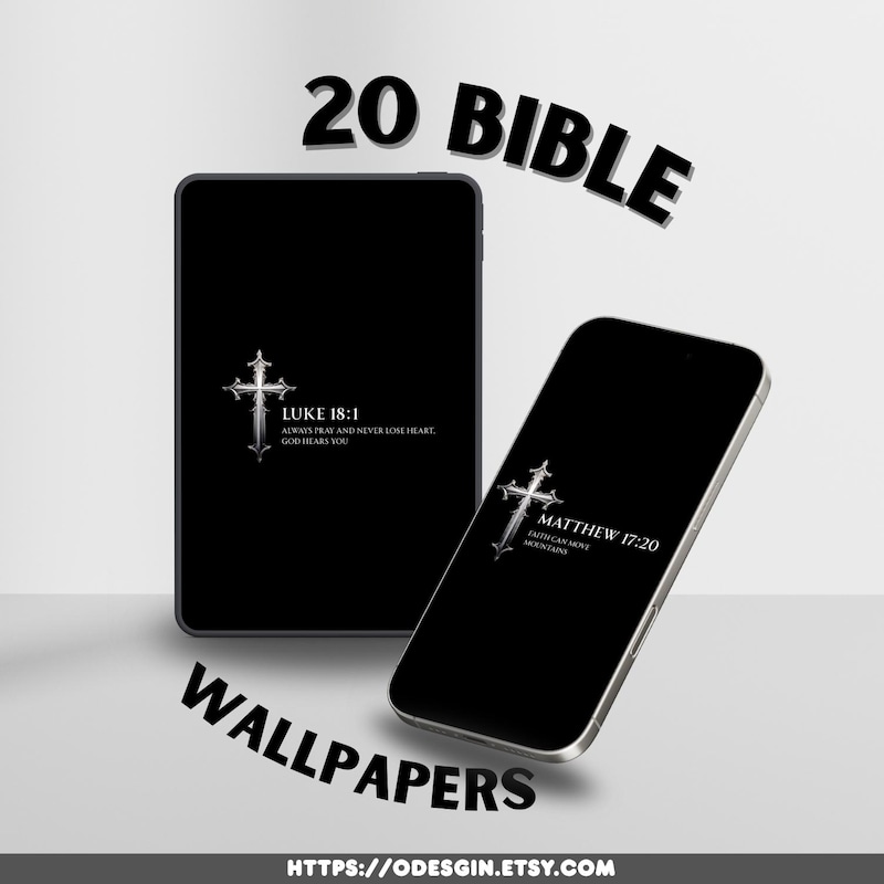 Bible Verse Wallpaper Black Background - Etsy