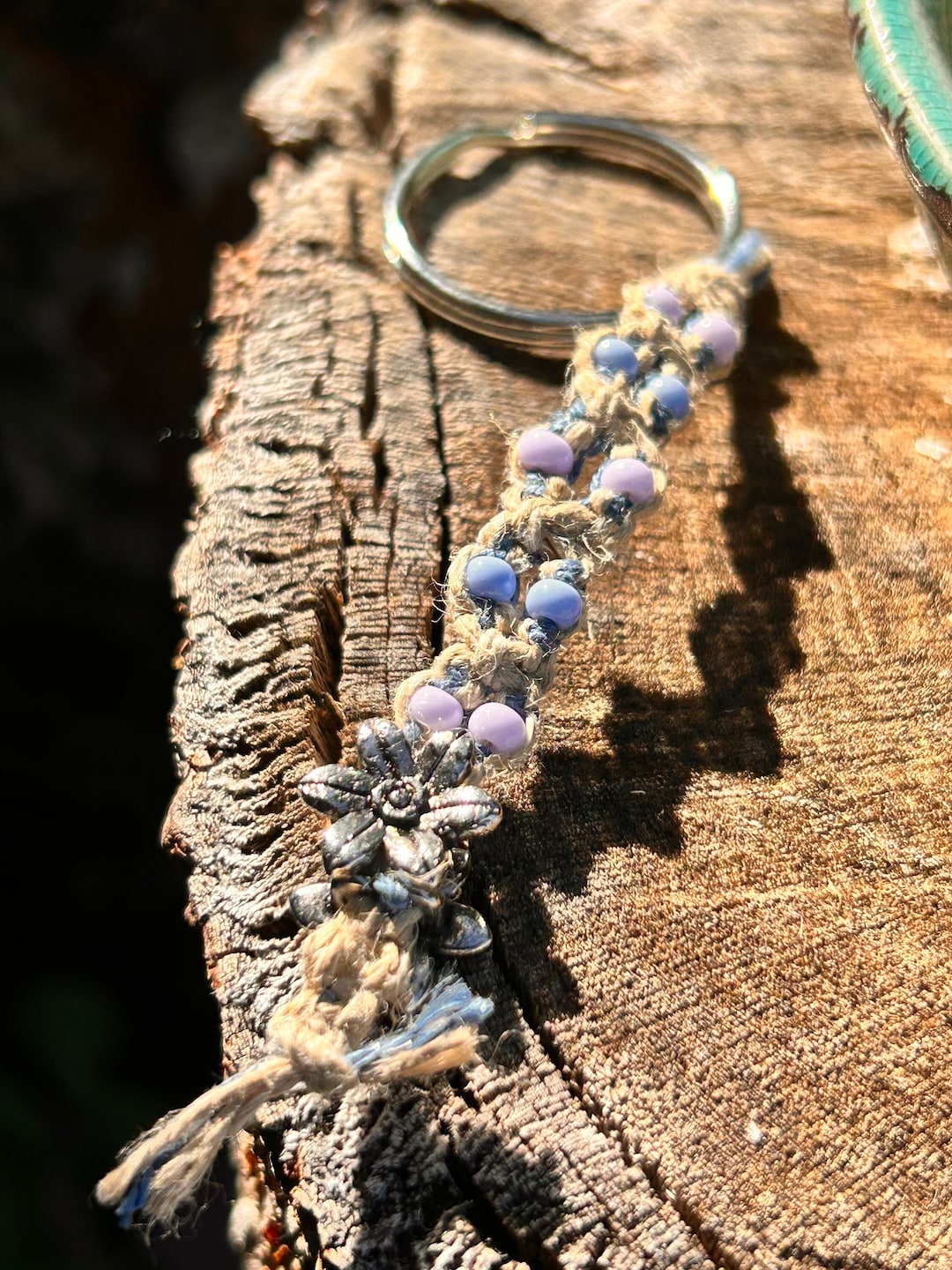 Beaded Keychain - Etsy