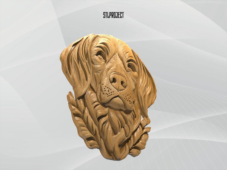 Beagle 3D STL Relief Design - Ideal for CNC, Router, and 3D Printing ...