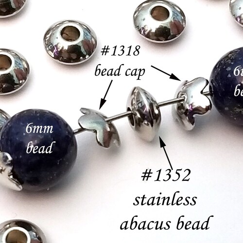 6mm Beads Stainless Steel Round 1.5mm Hole 201 Grade - Etsy