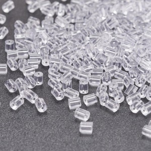 Ear Wire Stoppers, 500 Pieces, Bulk Jewelry Findings Earnuts, Clear ...