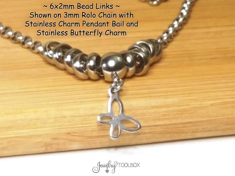 Rondelle Beads, Big Hole, 4x1.5mm, 2.5mm Hole (apprx), Bracelet Link ...