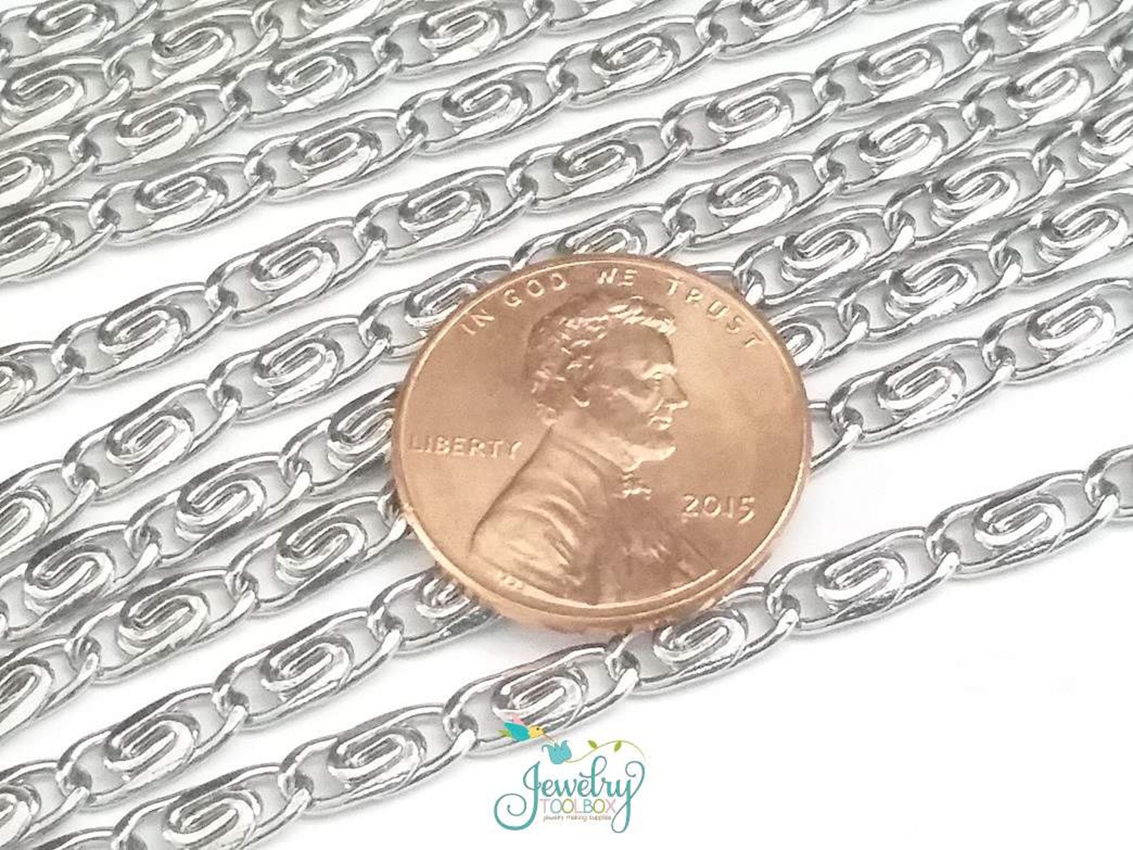 Lumachina Chain, Stainless Steel Snail Chain, 8x4x2mm, Hypoallergenic ...
