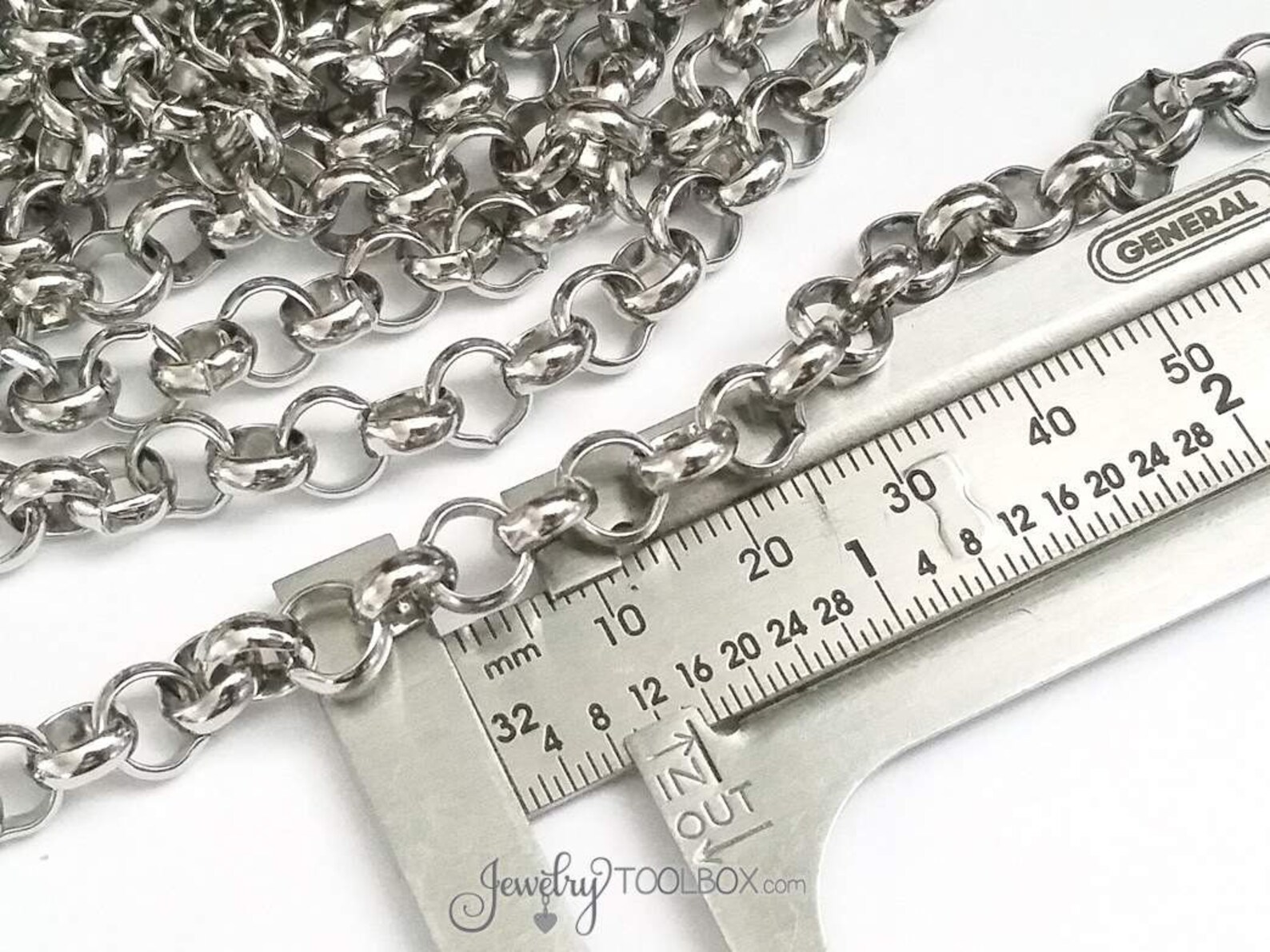 Stainless Steel Rolo Chain, Jewelry Making Chain, Bulk Chain, Stainless ...