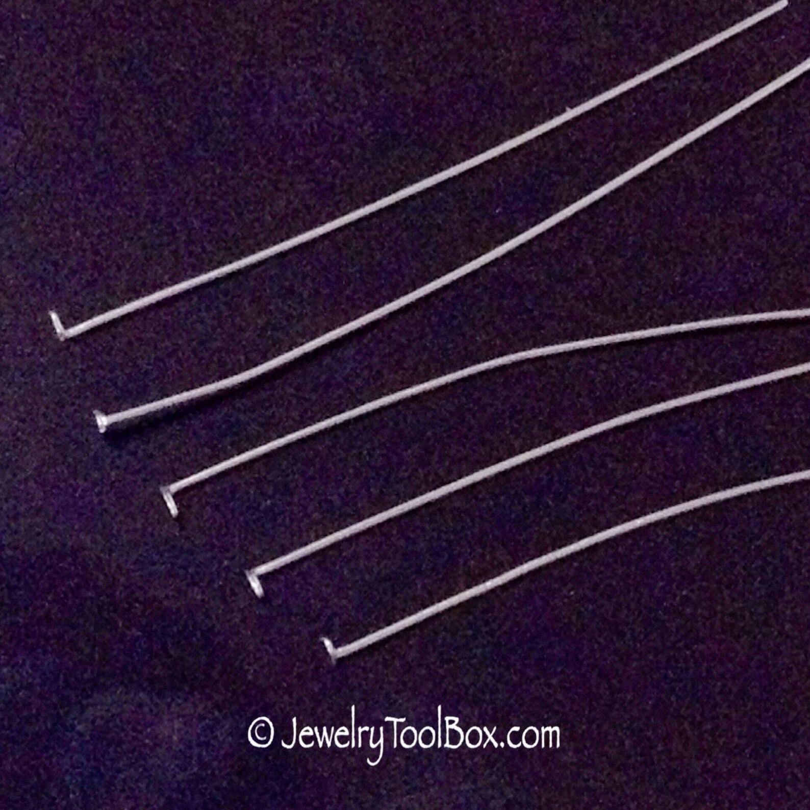 Stainless Steel Headpins, Angled Head Pins, 40mm 1.57 In, 50mm 2 In, 22 ...