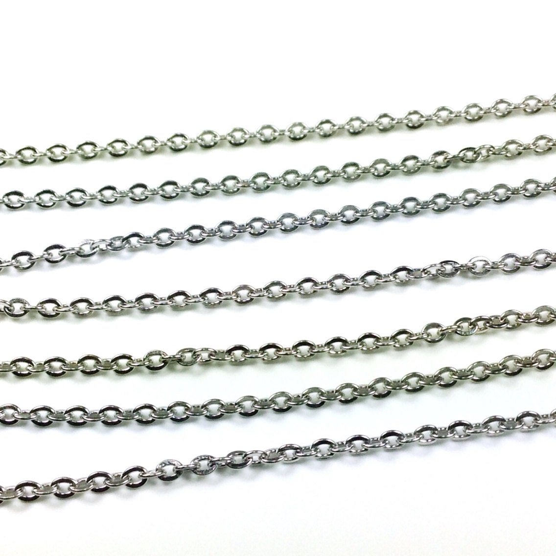 Stainless Steel Chain Bulk Chain Jewelry Making Chain Fine - Etsy