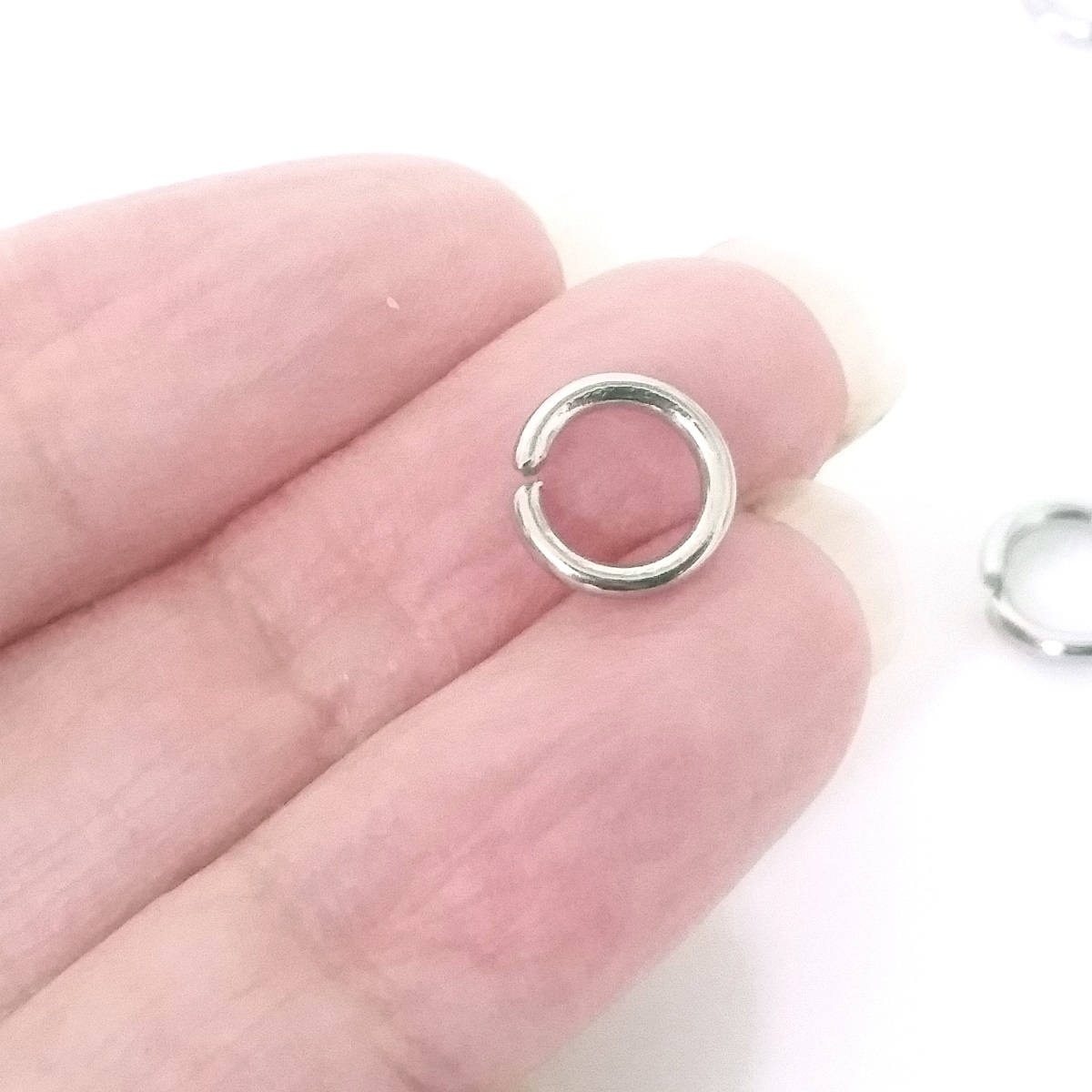 Extra Heavy Duty Jump Rings, 100 Pieces, 8mm, 9mm or 10mm Diameter, 15 ...