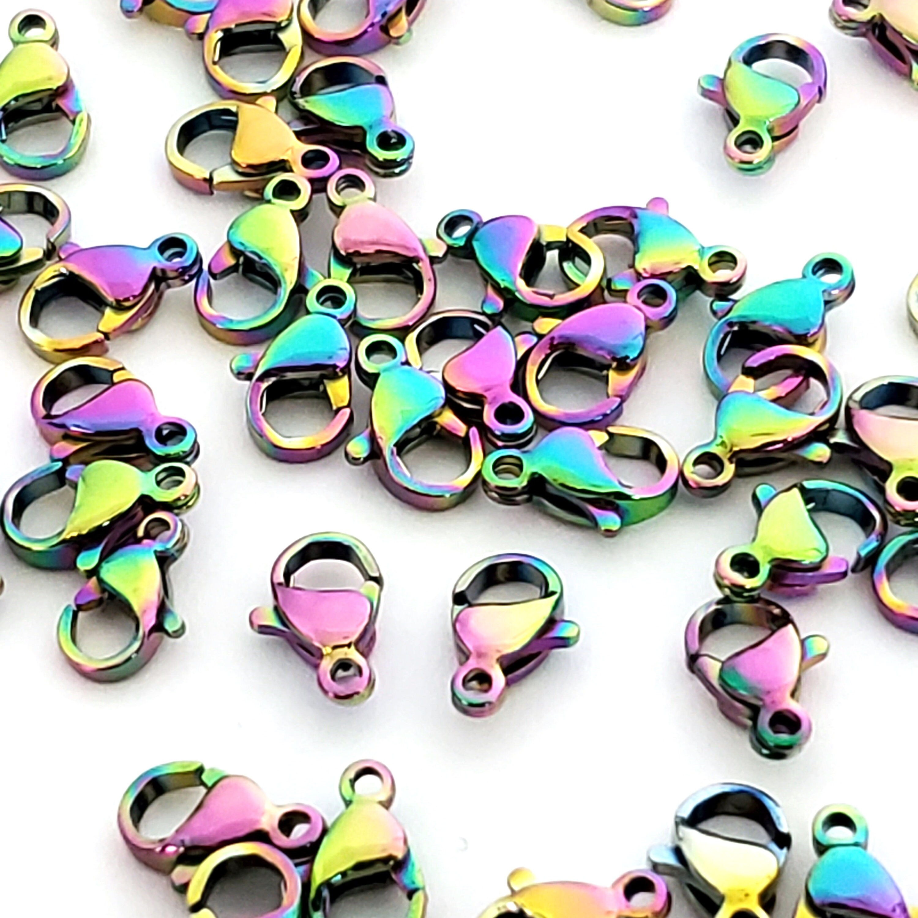 10mm Lobster Clasp Titanium Stainless Steel Necklace | Etsy