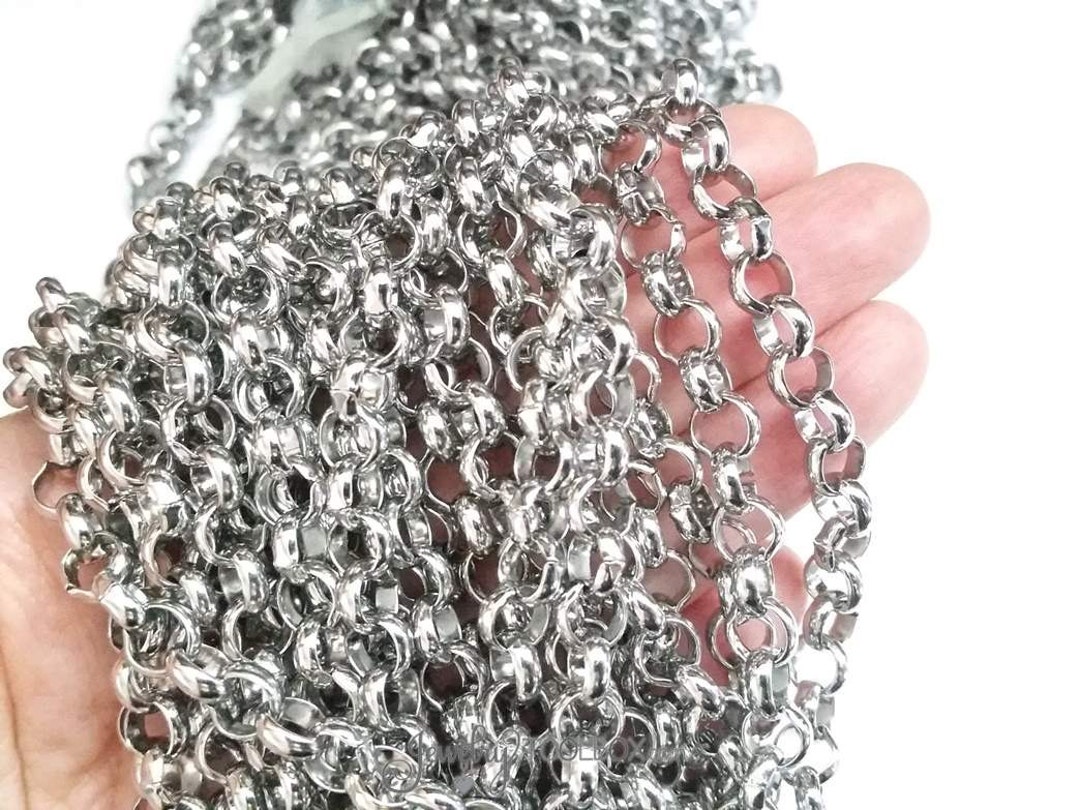 Stainless Steel Rolo Chain, Jewelry Making Chain, Bulk Chain, Stainless ...